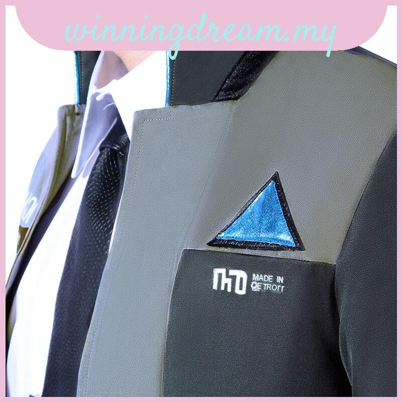 Detroit: Human Become Rk800 Connor Cosplay Costume Complete Coat Outfit ...