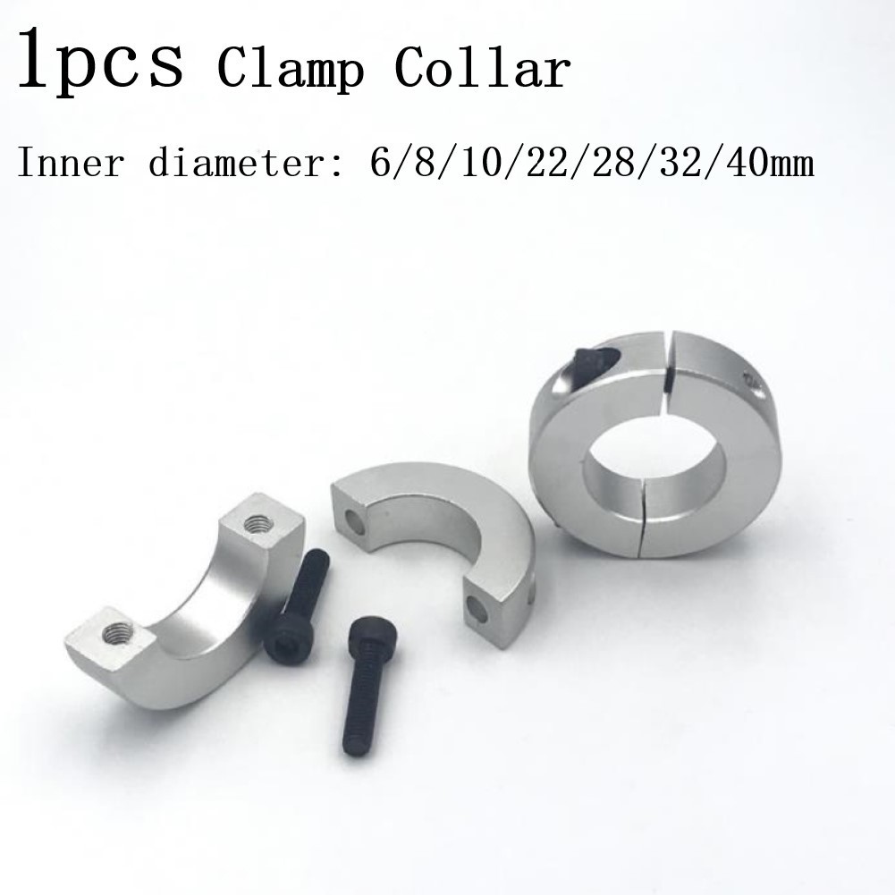 [LUMY] 1PCS Clamp Collar Double Split 6mm To 40mm Shaft Collar Clamp ...