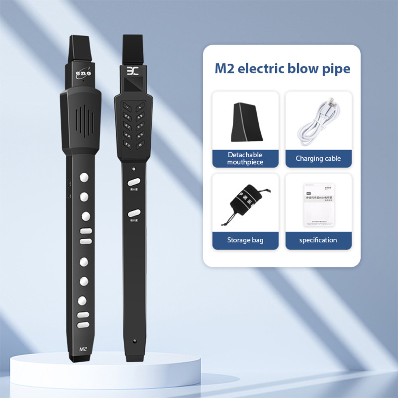 ENO Electric Flute Saxophone Portable Automatic Vibration Digital Wind ...