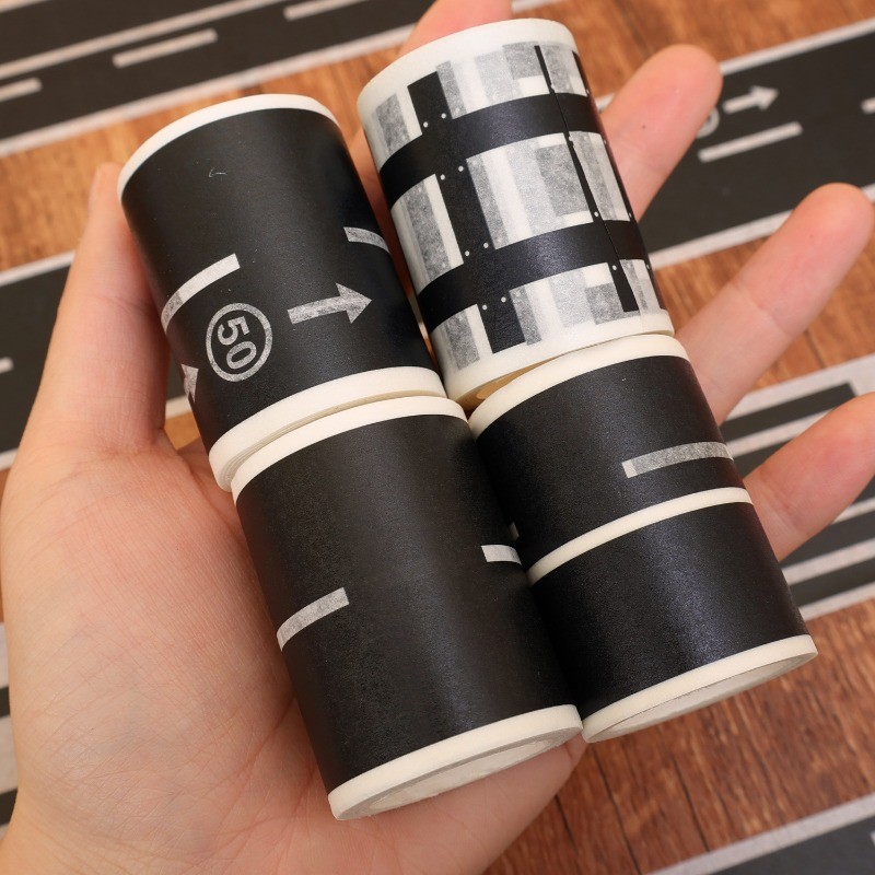 Multi-Style Traffic Railway Tape Sticker - Diy Road Rail Transit Tape ...