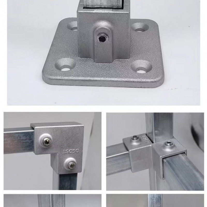 20mm Square Tube Fastener Aluminum Alloy Material Connector | Shopee ...