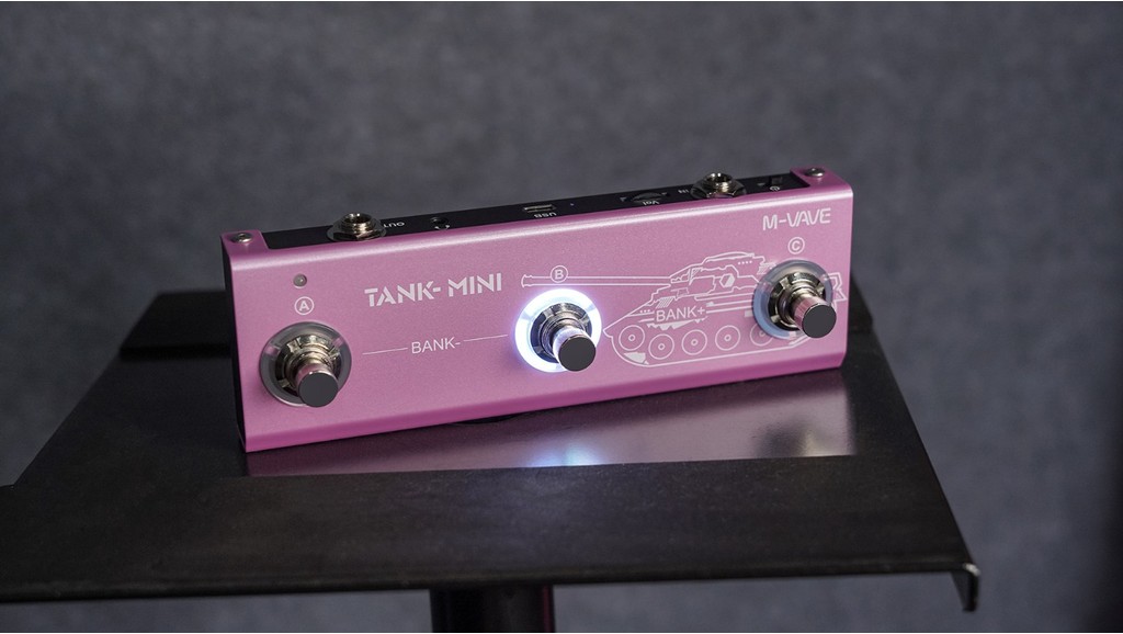M-VAVE TANK MINI Electric Guitar/Bass Multi-Effects Pedal Supports Tone ...