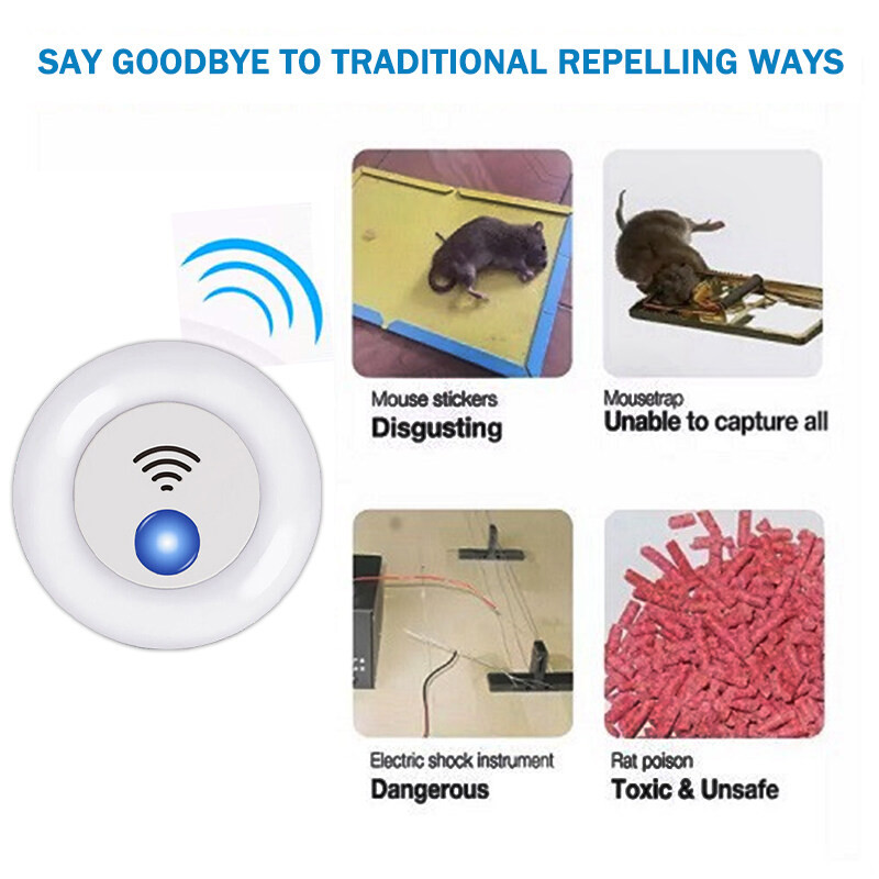 Rat Repellent Ultrasonic Rat Repellant for Home Electric Insect Killers ...