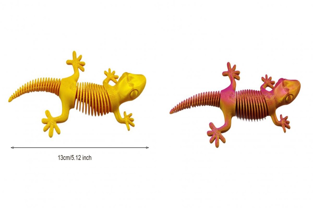 Tops* Movable Joint Lizard Sculpture 3d Printed Lizard Figure ...