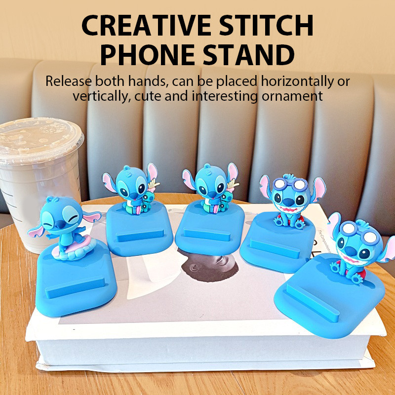 For Stitch Mobile Phone Holder Suit To iPhone Lovely Cartoon Bedhead ...