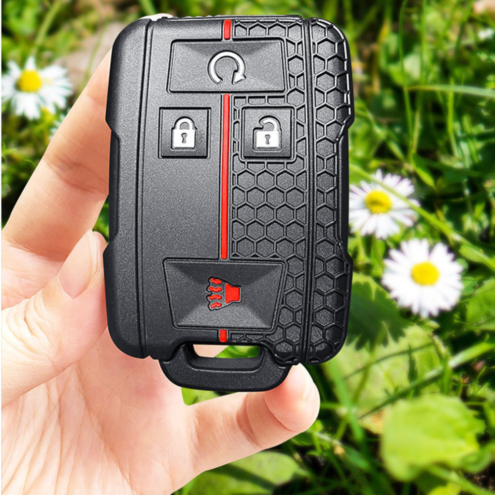 silicone key case cover holder for Chevrolet ZR2 Bison Tahoe Suburban ...