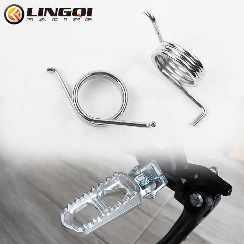 LY G QI Motorcycle Spring Foot Pegs Rests Pedals For Surron Sur-Ron ...