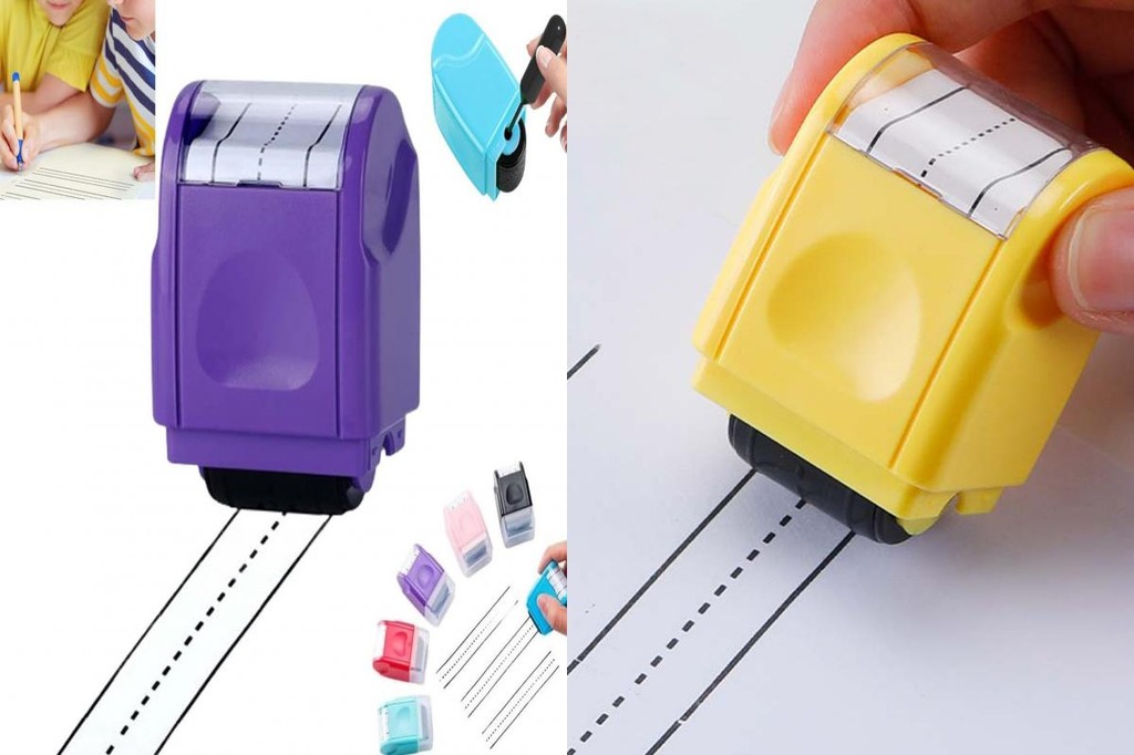 Hands-on Learning Stamp Dashed Writing Line Stamp Portable Dashed Line ...