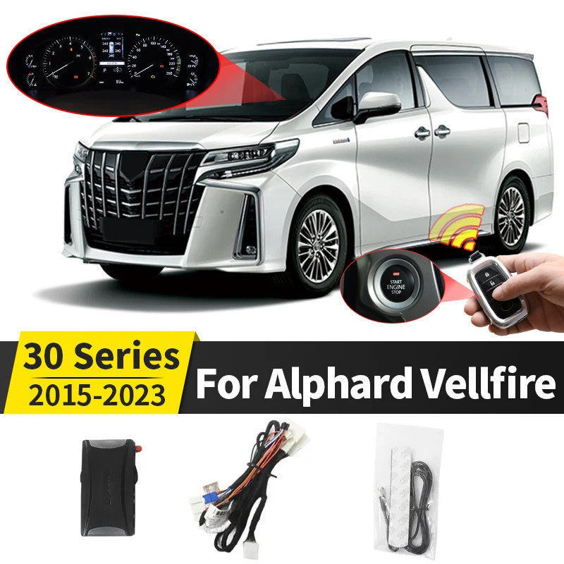 Remote Key Starter, Suitable for Alphard Vellfire 30 Series 2015-2023 ...