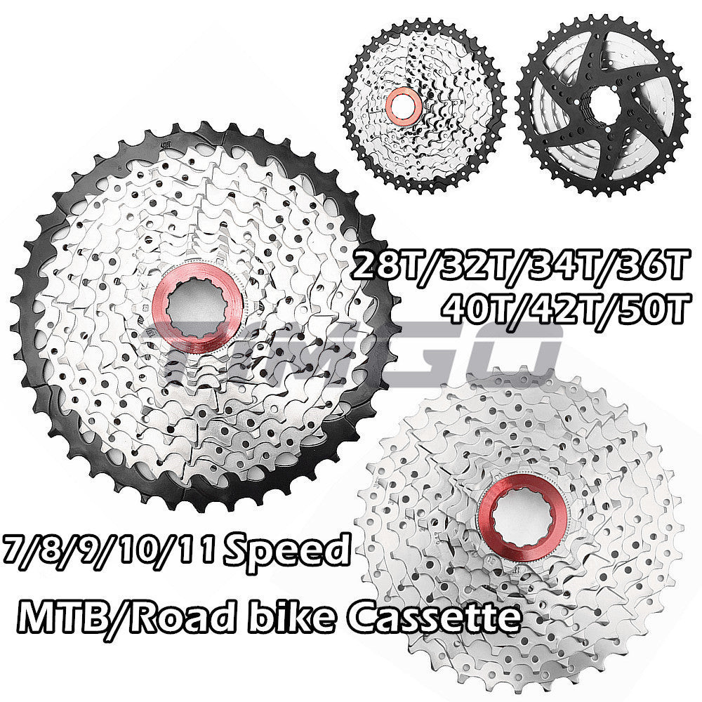 MTB Mountain Road Folding Bike 7/8/9/10/11 Speed Cassette Cogs Sprocket ...
