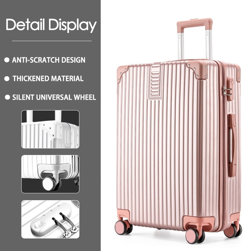 20/24/28inch Travel Luggage Bag ABS+PC Suitcase TSA Lock Universal ...