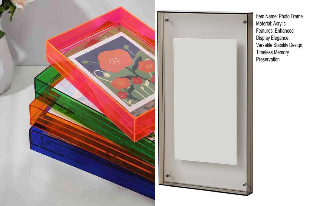 Ma Floating Effect Picture Frame Scratch-resistant Picture Frame Modern ...