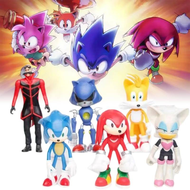 Sonic Flying Fun Hedgehog Desk Figure In 10 Collectible Designs Perfect ...