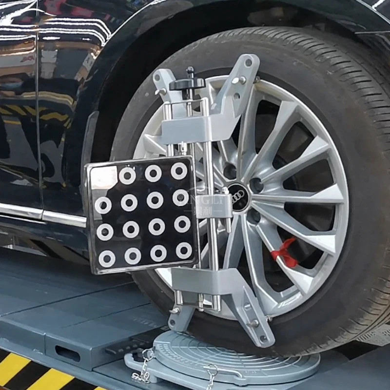 3D Wheel Alignment Machine Car Clamp fits 11-25" Rims 18mm Center Hole ...