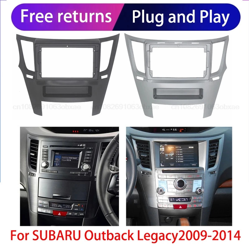 Double Din Android Car Head Unit Frame Kit For SUBARU Outback Legacy ...