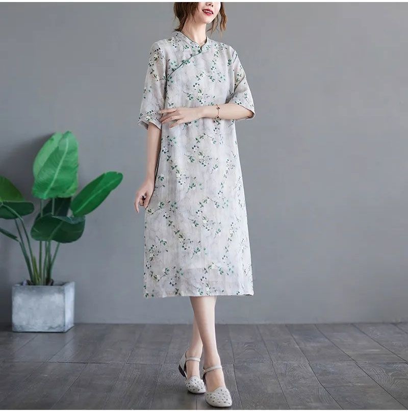cheongsam dress plus size chinese new year cny dress clothes 旗袍 qipao ...
