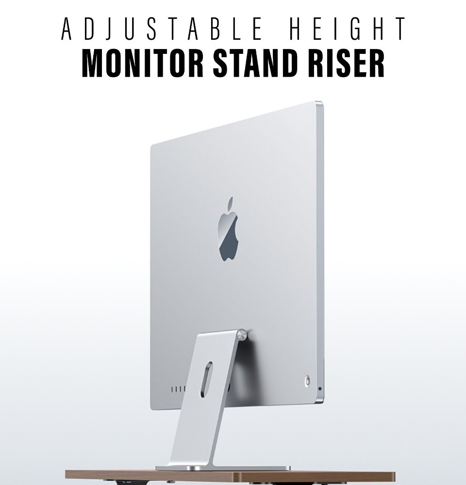 Glink 3-Level Height Adjustable Desktop Monitor Riser Universal Monitor ...