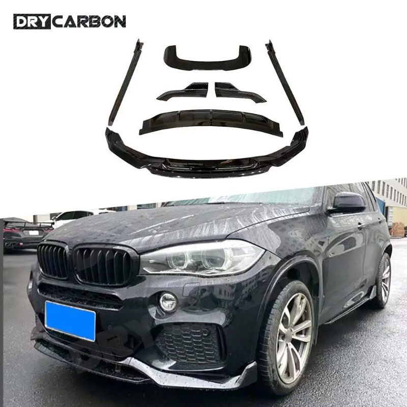 Front Bumper Chin Lip Rear Roof Spoiler Side Skirts Rocker Panels Rear ...