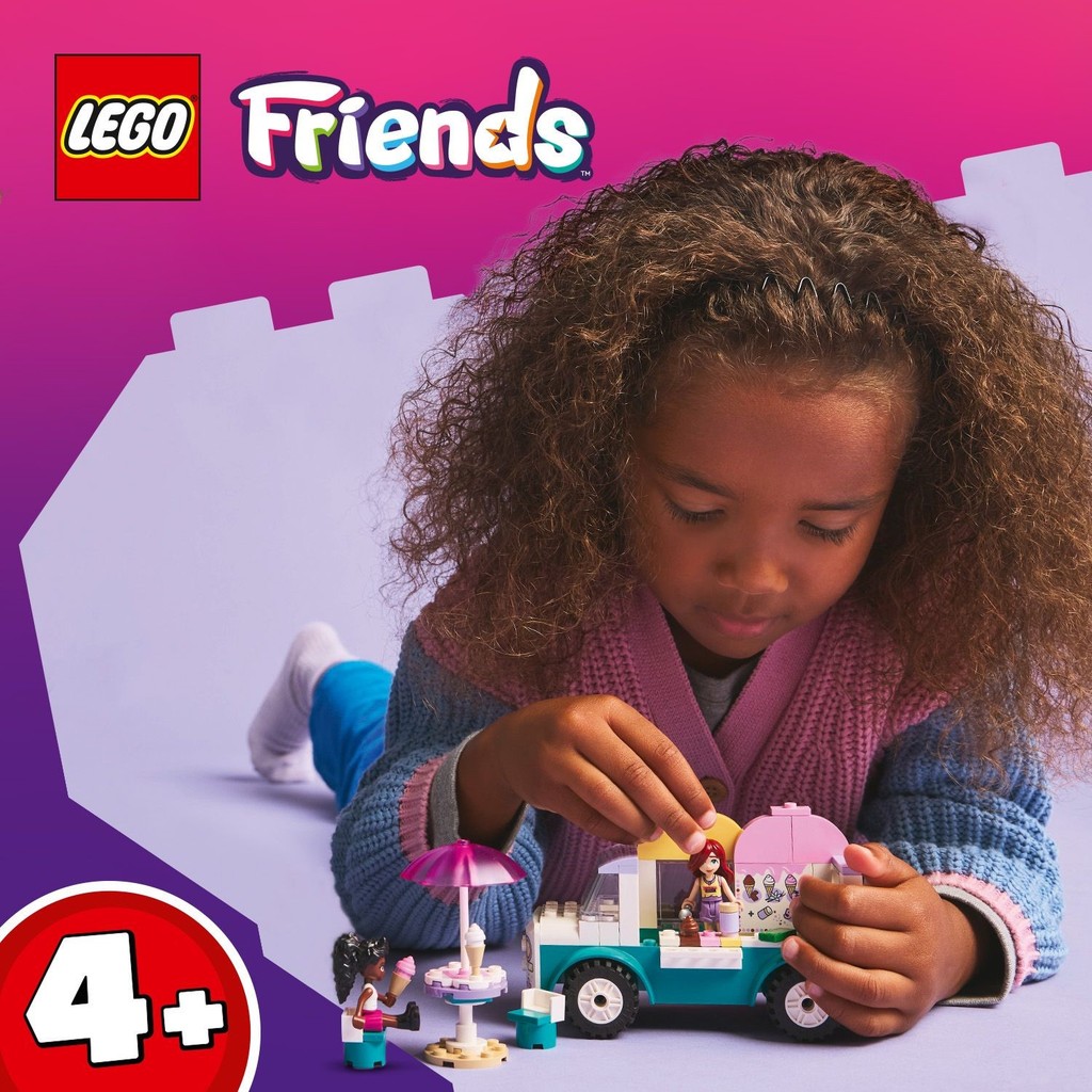 LEGO 42644 LEGO Friends Heartlake City Ice Cream Truck Building Toy Set ...