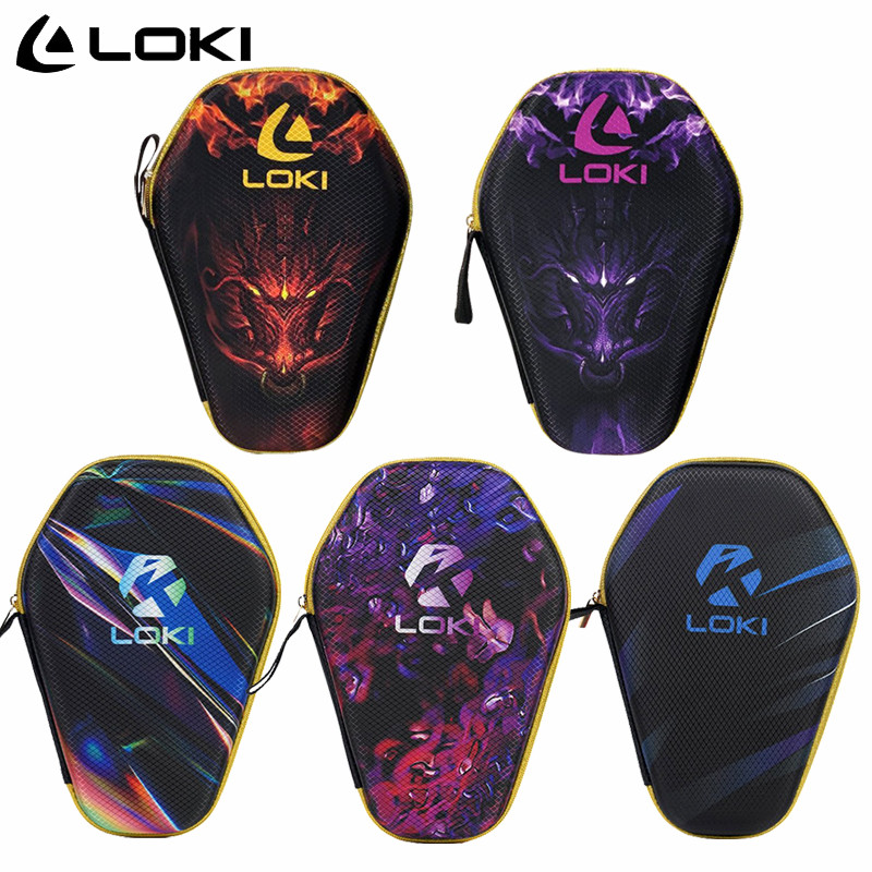 Original LOKI Table Tennis Racket Case Portable Ping Pong Bat Bag EVA ...