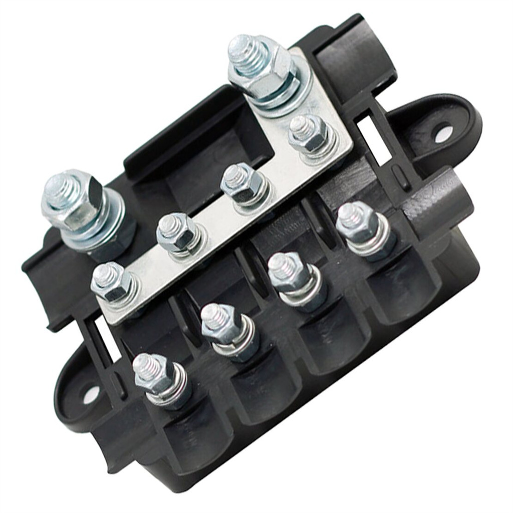Car Power Distribution Terminal Block 5 Pole Bus Bar Fuse Holder Box ...