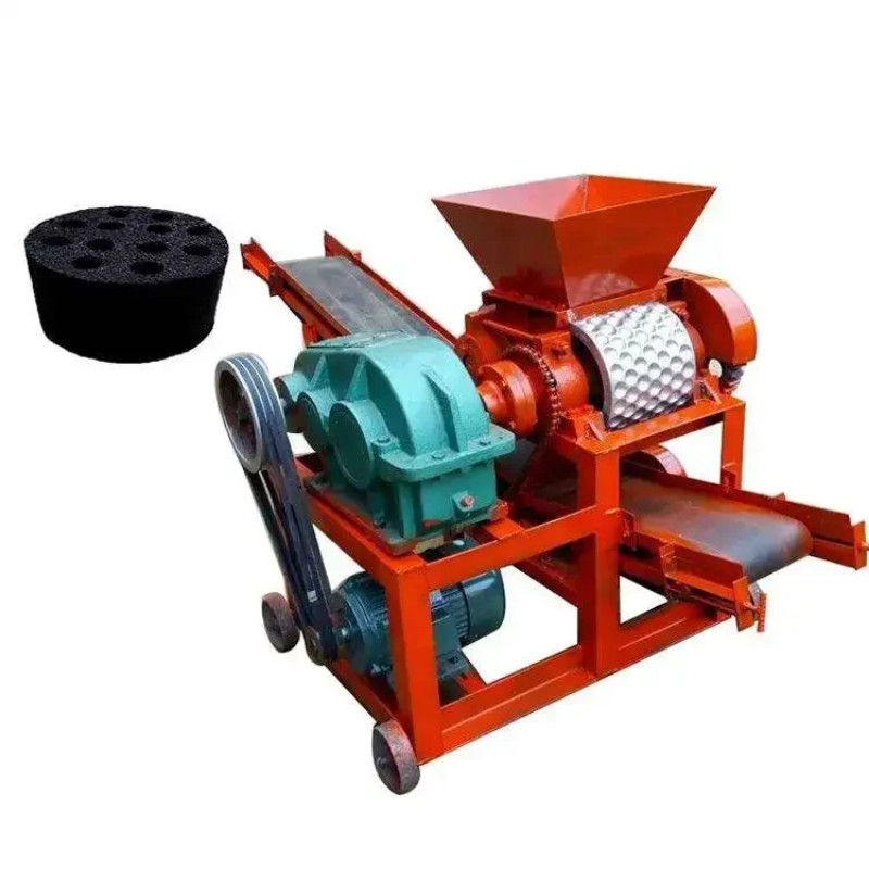Automatic Wood Coconut Coal Pressure Ball Molding Briquetting Corn Cob ...
