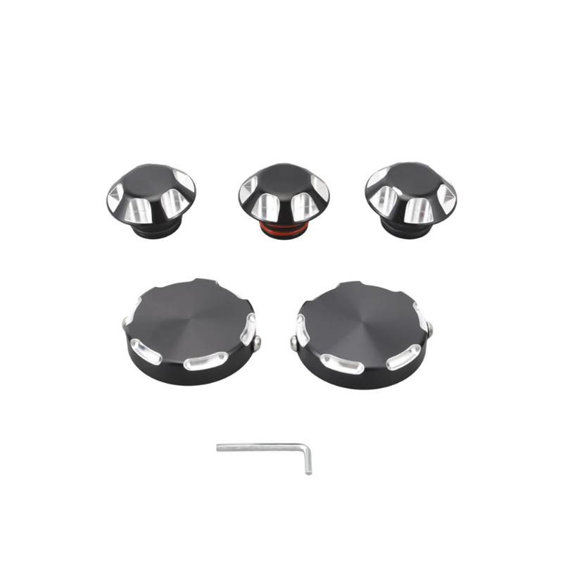 Front Axle Nut Covers Wheel Bearing Caps Rear Axle Cap Kit for Can-Am ...