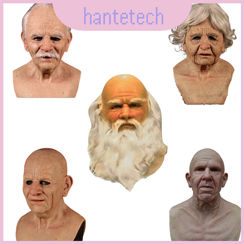 Latex Old Man Mask For Performance And Kaoru Dance Party Good And ...