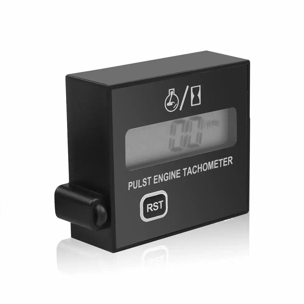 Small Digital Tachometer Inductive Engine Tachometer Waterproof Tach ...