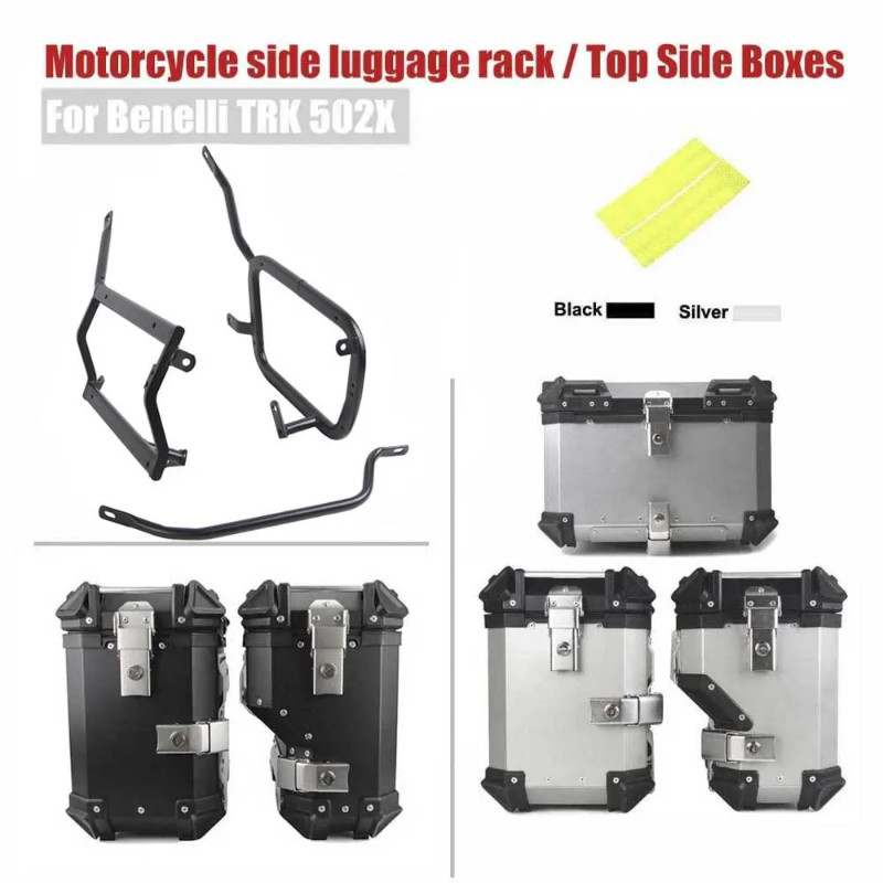 For Benelli TRK 502X TRK502X Motorcycle Trunk Side Luggage Travel Case ...