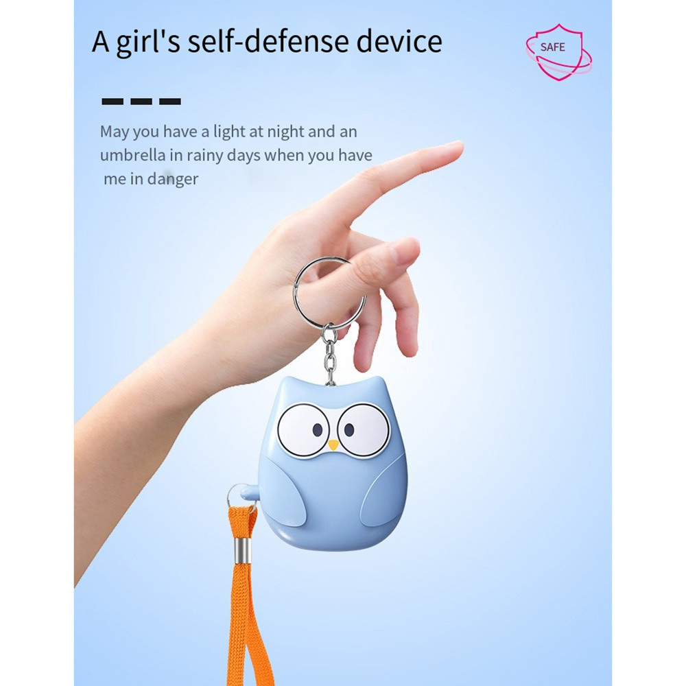 Anti-Wolf Self Defense Alarm Bag Anti-Attack Loud Personal Alarm 130db ...