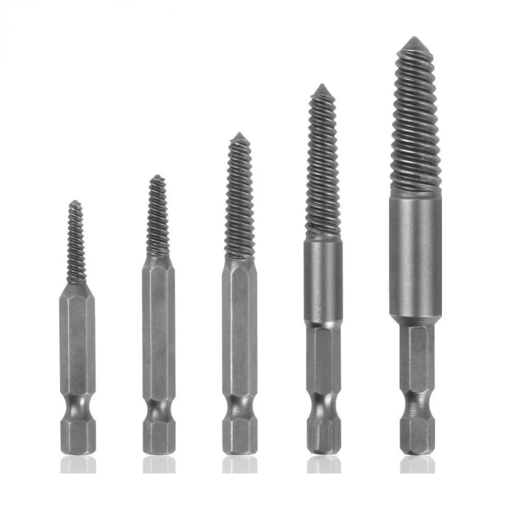 10pc Hexagonal Shank Broken Head Screw Extractor Screw Broken Head ...