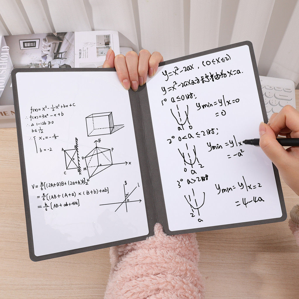 A5 Reusable Whiteboard Notebook Memo Book - Erasing Whiteboard Pen ...