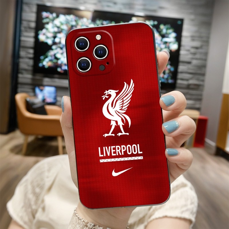 Liverpool Football Club logo Phone case for iPhone 16 promax 15 pro 14 ...