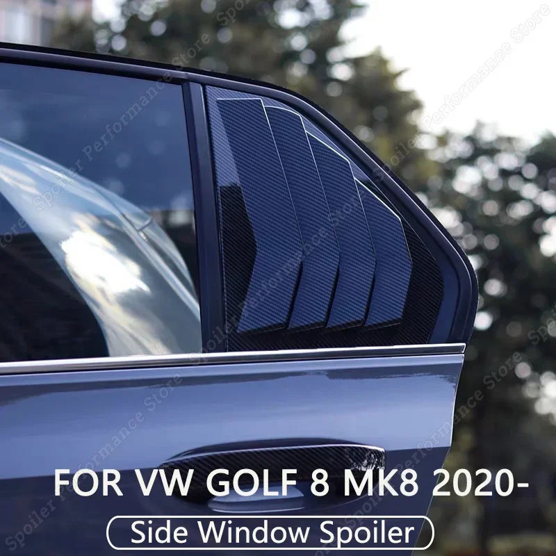 For VW Golf 8 MK8 Side Window Spoiler Splitter Cover Trim Louver TSI ...