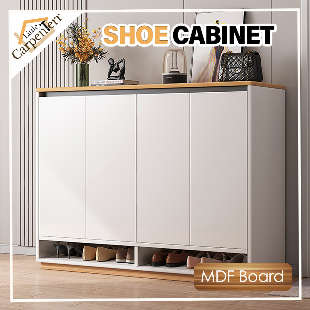 Little Carpenterr Wooden Shoe Cabinet Rak Kasut Kabinet Kasut Almari ...