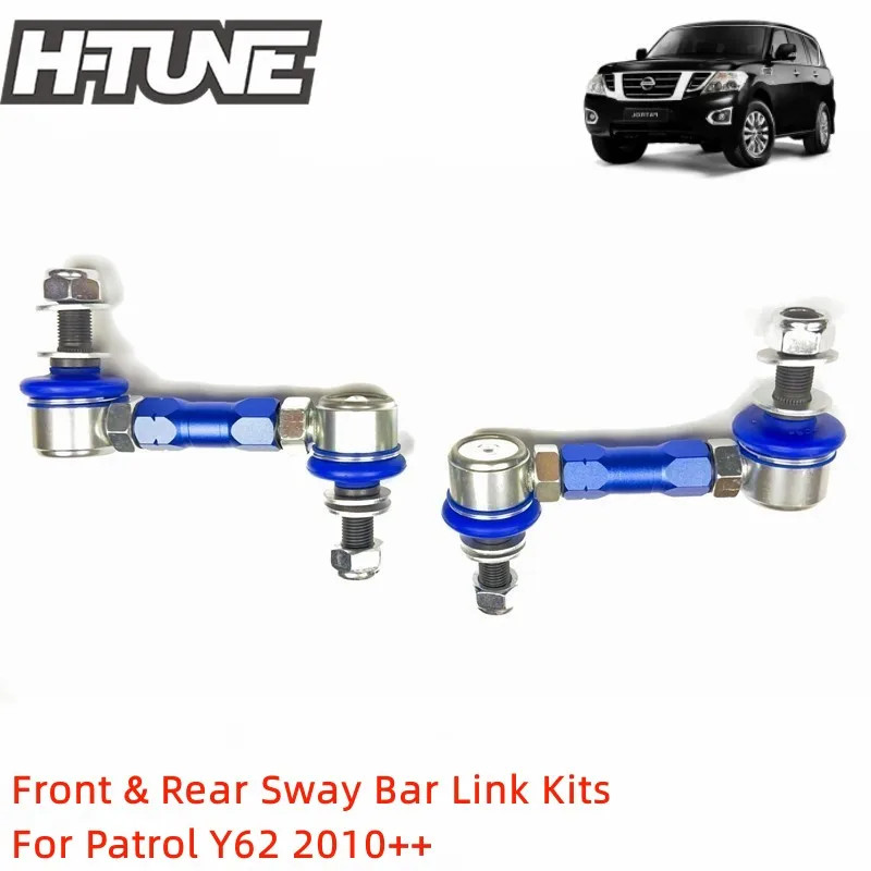 Front & Rear Adjustable Stabilizer Sway Bar End Link Kits For Nissan ...