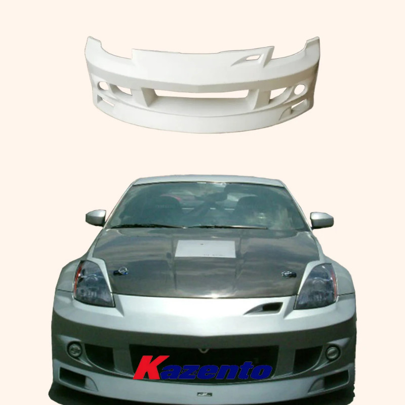 For Nissan 2003-08 Z33 350Z JP Style Fiberglass FRP Unpaint Front Bumper Body | Shopee Malaysia