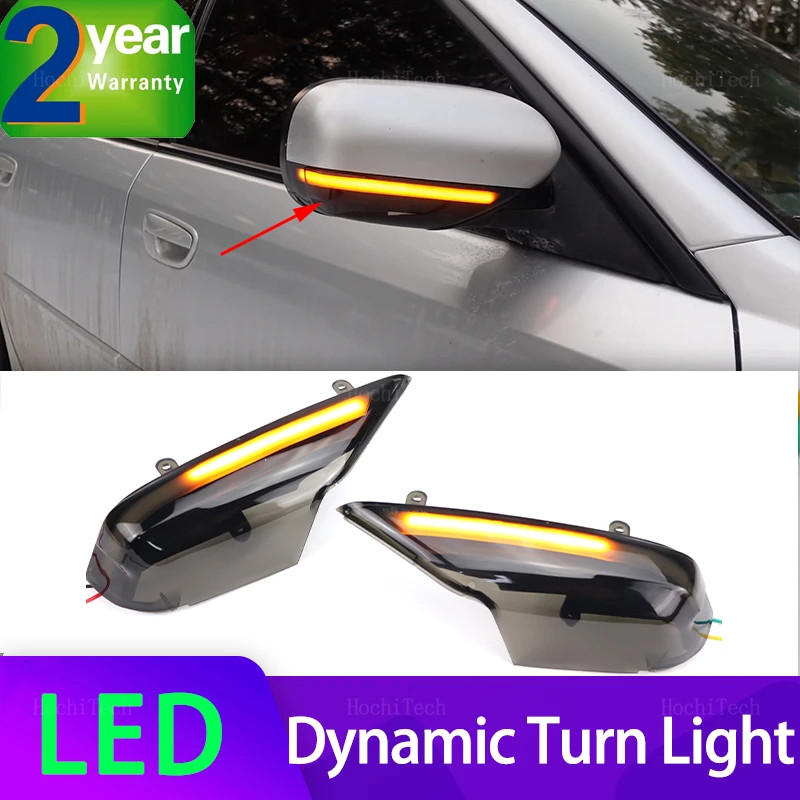 2x Dynamic Side Mirror Blinker Light LED Turn Signal Lamps For Subaru ...