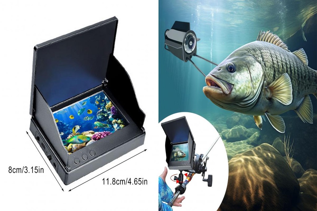 OMG Easy-use Underwater Camera Portable Underwater Fishing Camera with ...