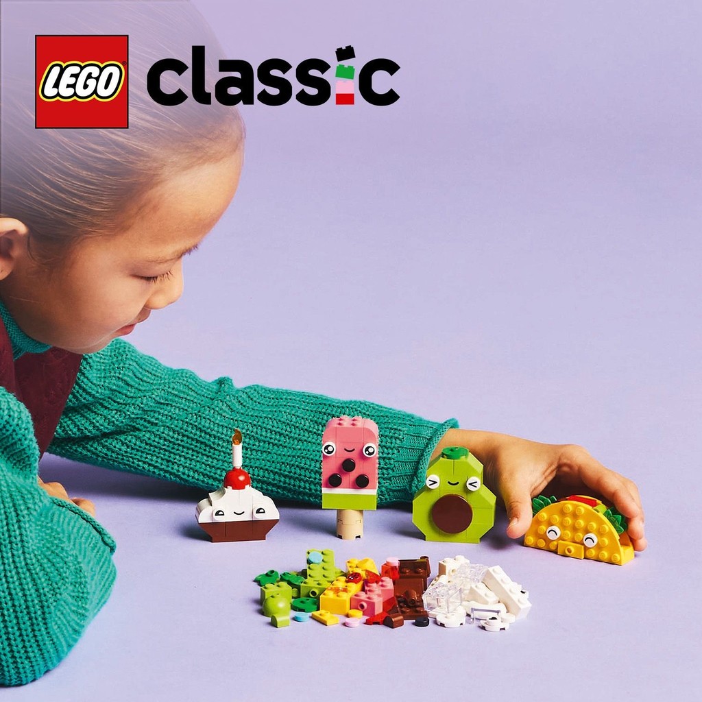 LEGO 11039 LEGO Classic Creative Food Friends Building Toy Set (150 ...