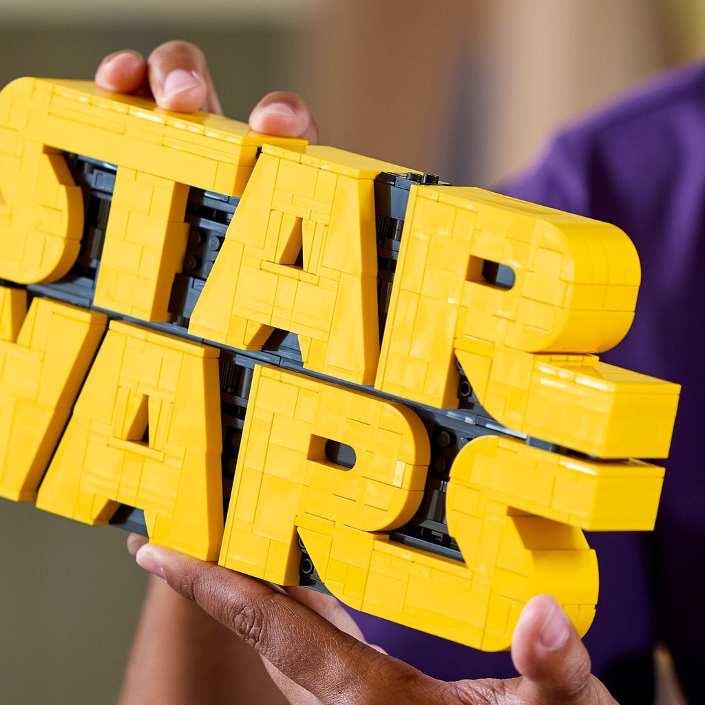 LEGO 75407 Star Wars Brick-Built Star Wars Logo Building Kit (700 ...