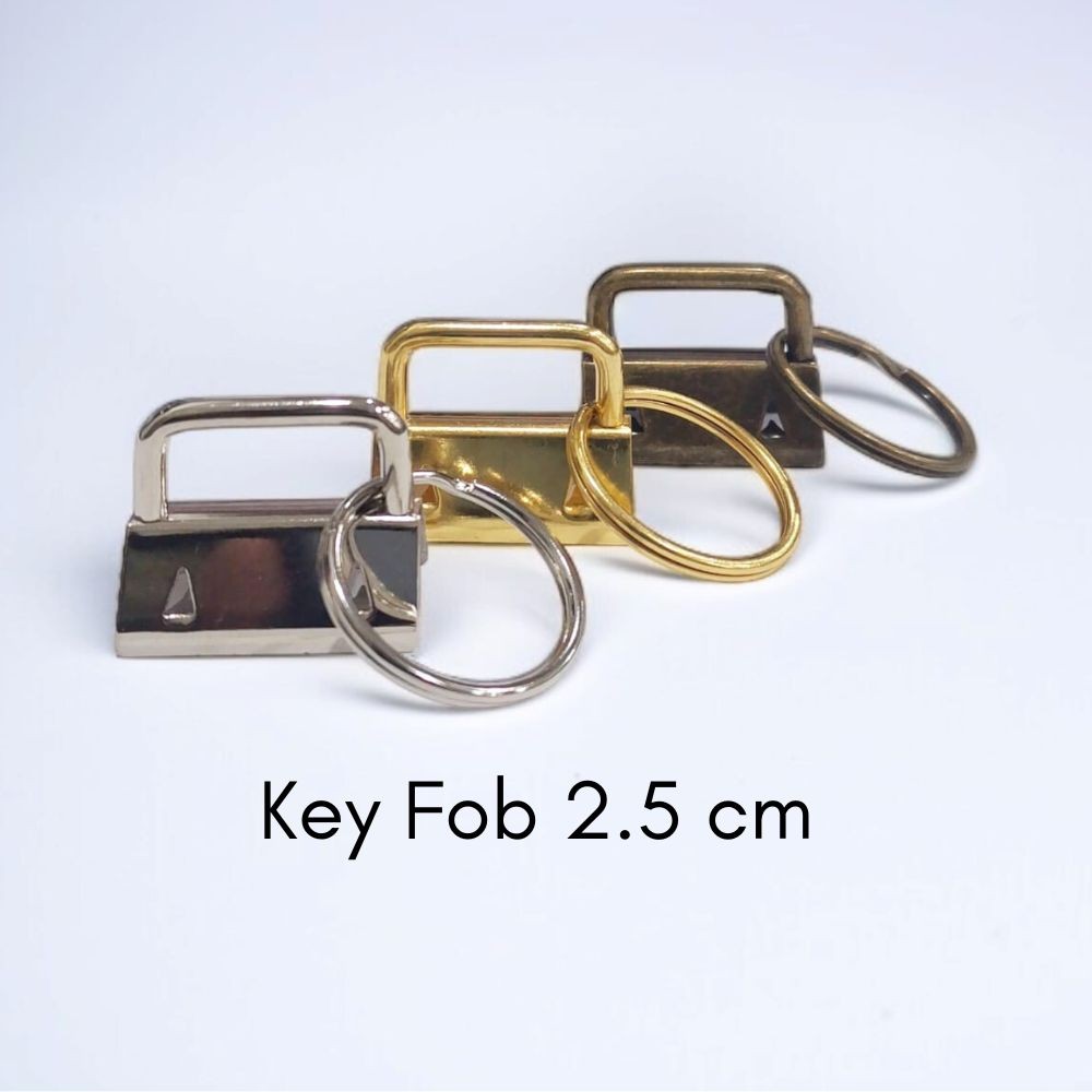 🌸Metal Key Fob with Key Ring 2.5cm (60329) | Shopee Malaysia