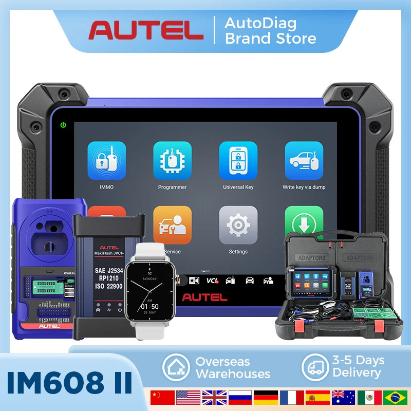 Autel MaxiIM IM608 II IMMO Key Programmer Top Automotive Diagnostic ...
