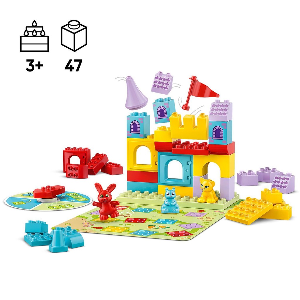 LEGO 10450 Duplo Hopsy's Castle Game Building Toy Set (47 Pieces ...