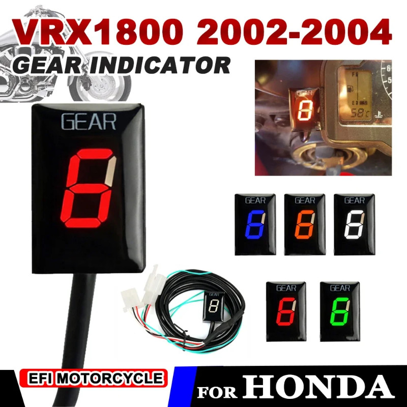 Gear Indicator for HONDA VRX 1800 VRX1800 2002 2003 2004 Motorcycle ...