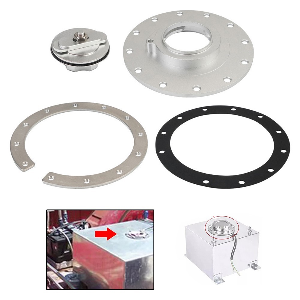 Activespace Billet Aluminum Easy Fill Fuel Cell Gas Cap Embedded Oil ...