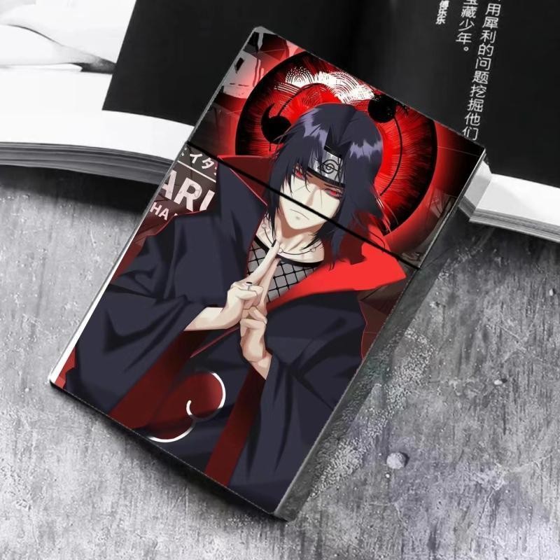 Naruto Anime Flip Cigarette Case Boy Card Storage Box Cool Portable ...