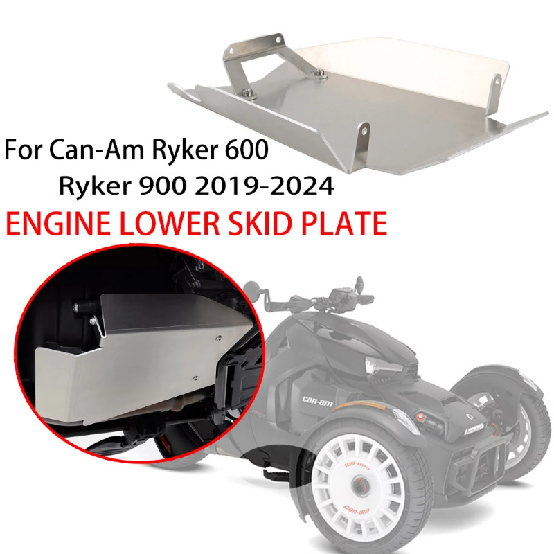 Lower Engine Base Chassis Guard Skid Plate Belly Pan Protector For Can ...