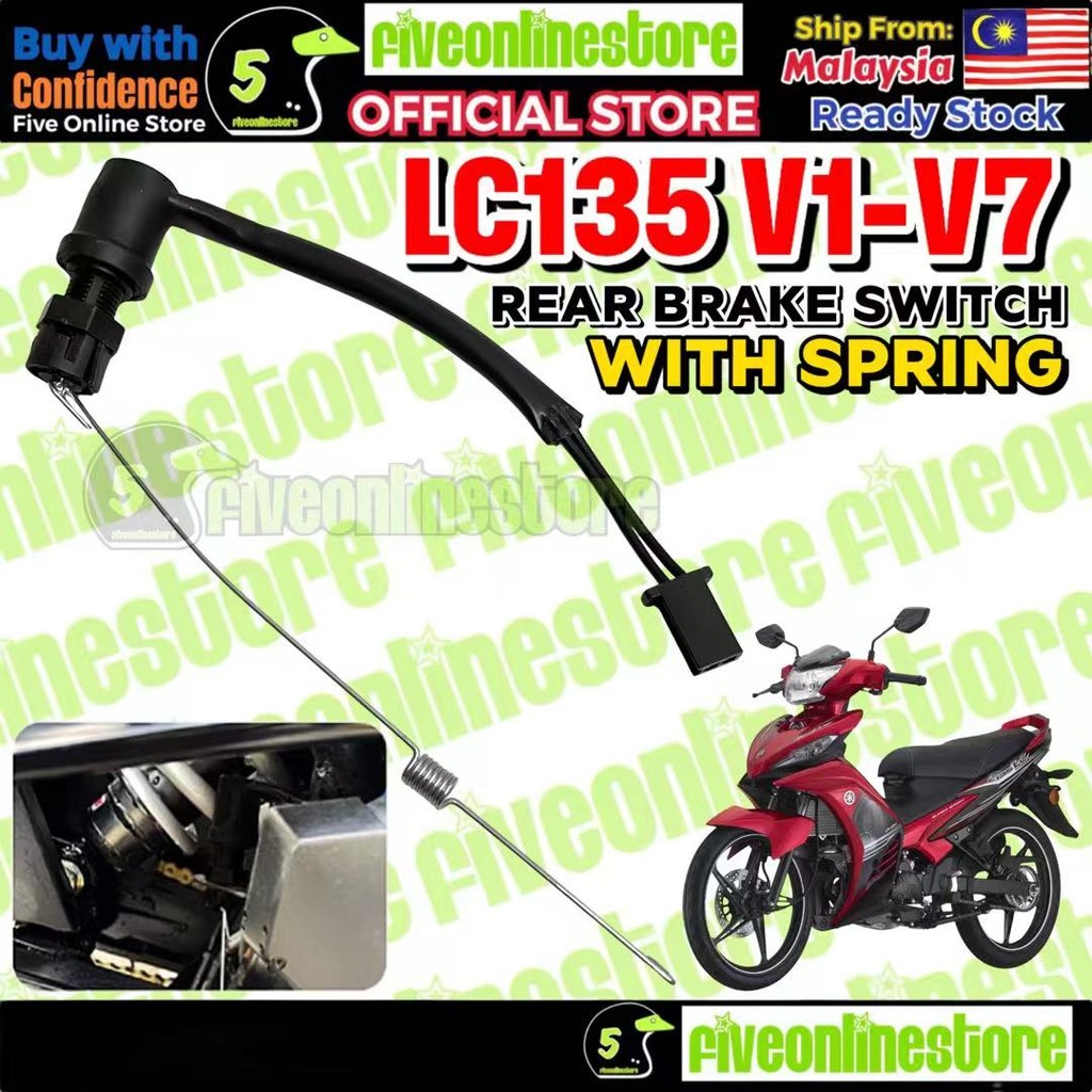 Yamaha LC135 V1-V7 Brake Switch With Spring Rear Belakang Brek Switch Cable Sensor LC 135 V1 V2 ...